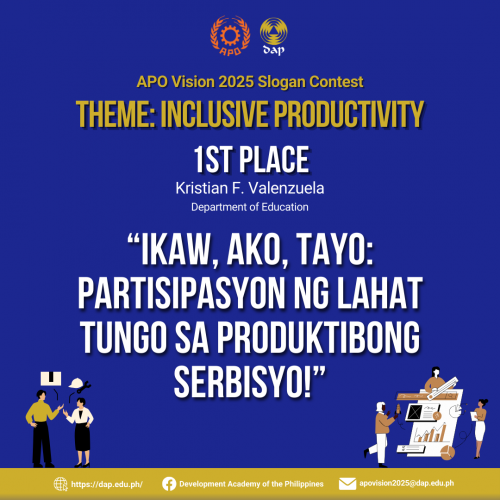 Winners of the DAP APO Vision 2025 Slogan Contest | Development Academy ... Winners of the DAP APO Vision 2025 Slogan Contest | Development Academy ...